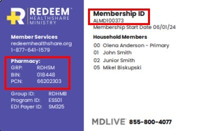 Drexi, a PBM Provided With Your REDEEM® HealthShare Membership